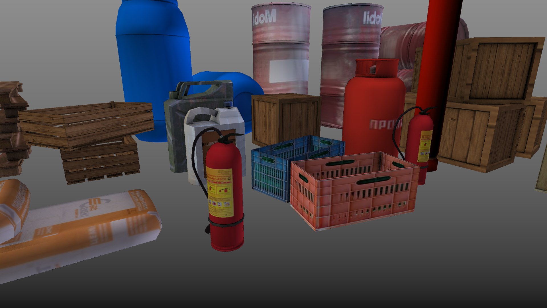 Construction Things 3ds
