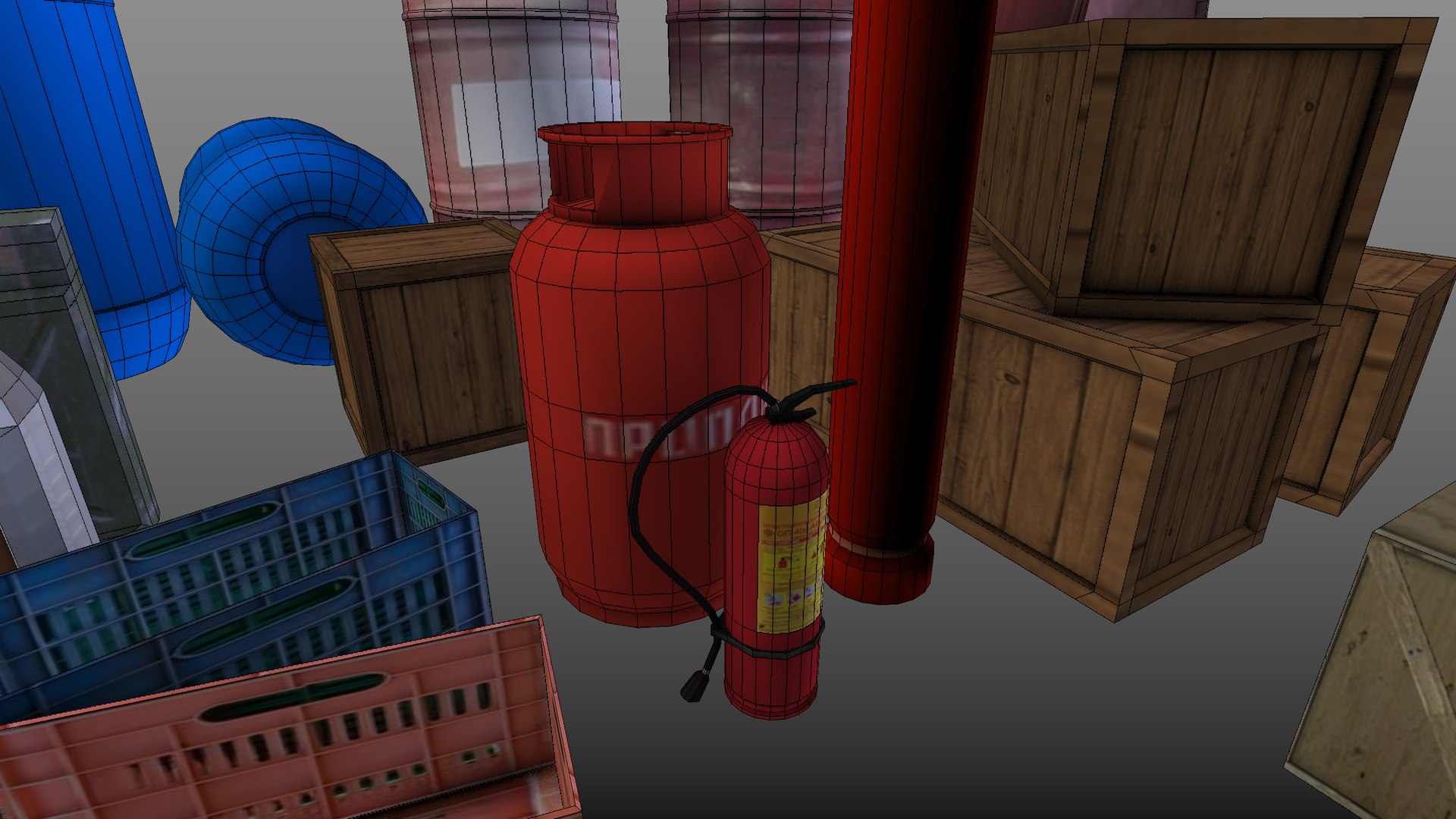 Construction Things 3ds