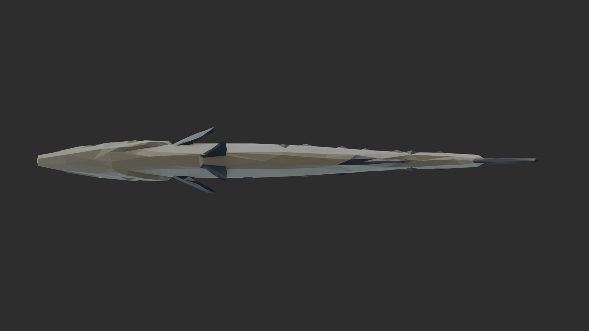 3D LowPoly Great Barracuda Rigged Animated - TurboSquid 2388692