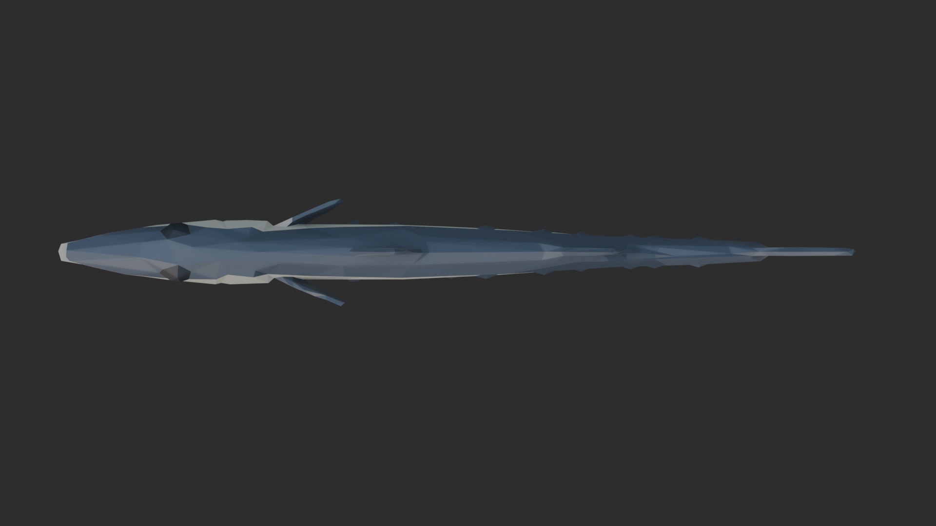 3D LowPoly Great Barracuda Rigged Animated - TurboSquid 2388692