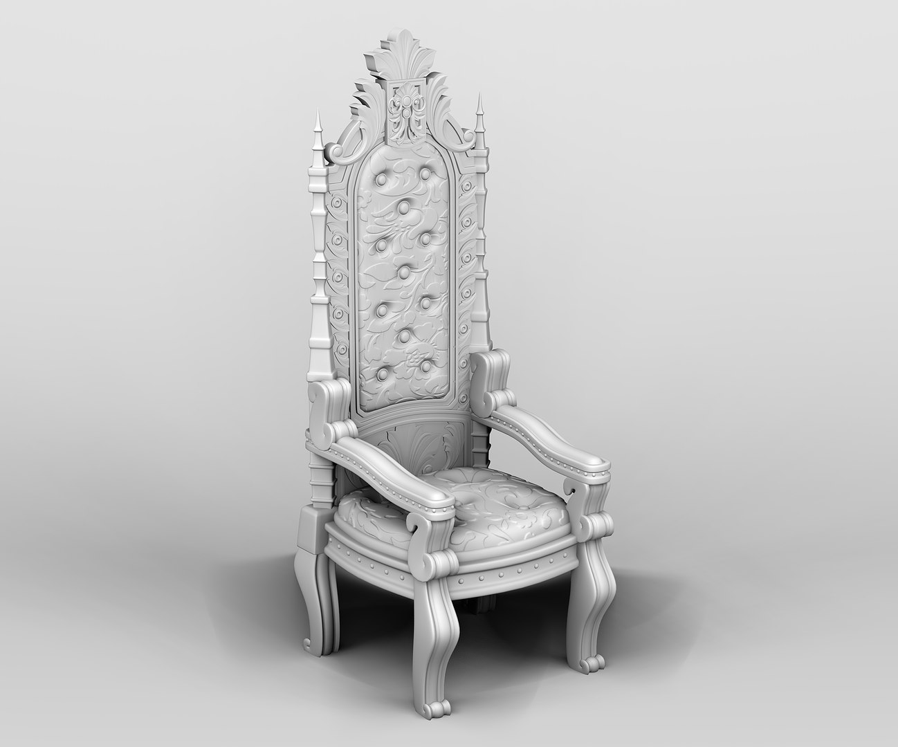 3D Royal Chair - TurboSquid 1683816