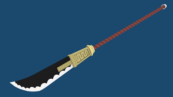 modèle 3D de ONE PIECE Arme de Barbes Blanches - TurboSquid 1567628