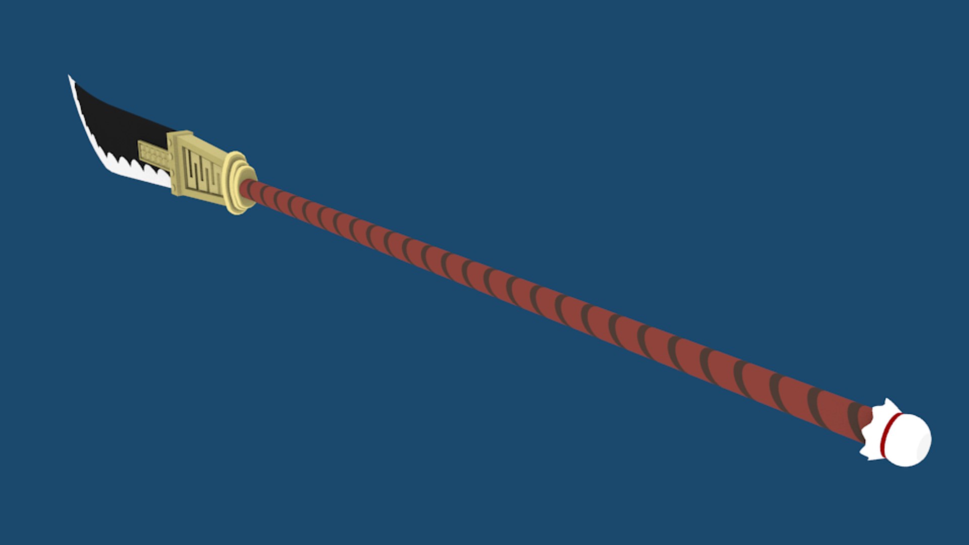 3D whitebeard weapon piece model - TurboSquid 1567628