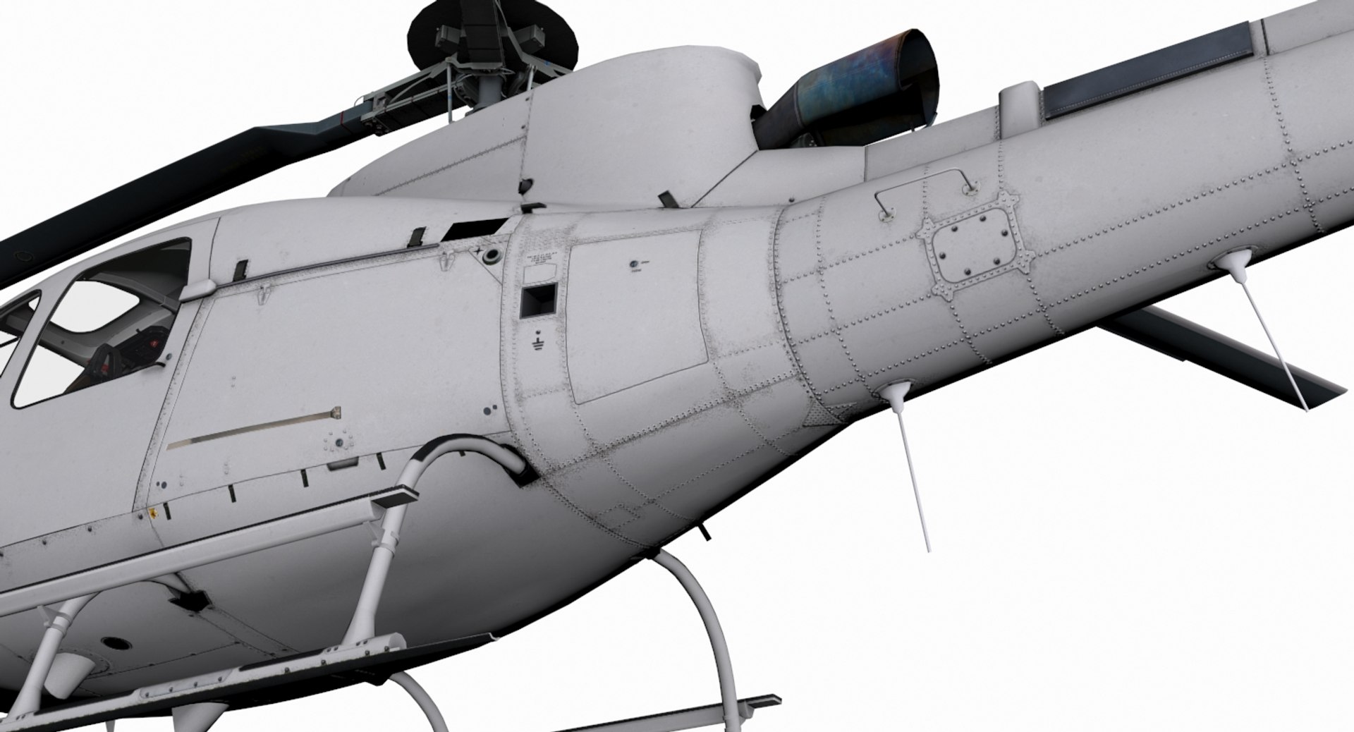 as350 b3 ecureuil 3d max