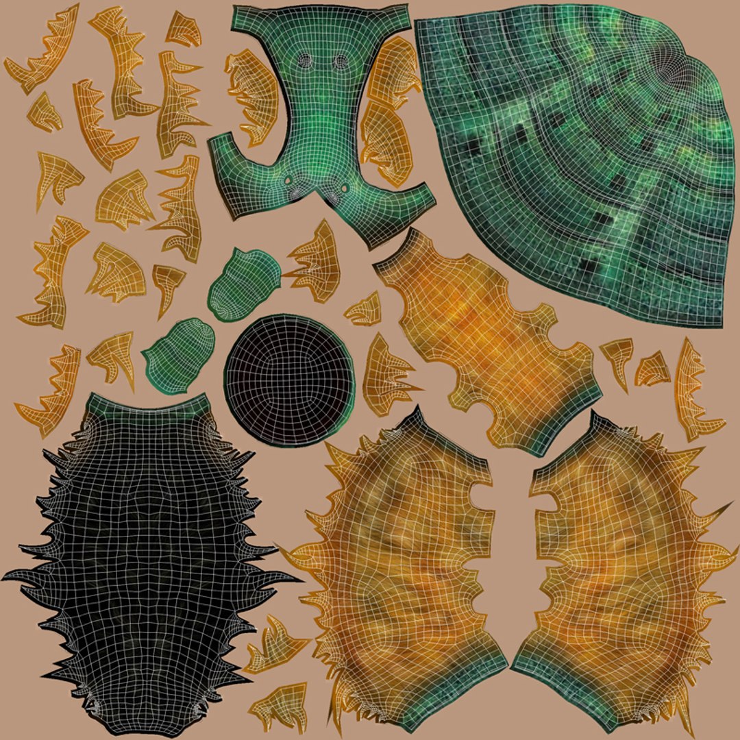Madagascan Sunset Moth 3d Model