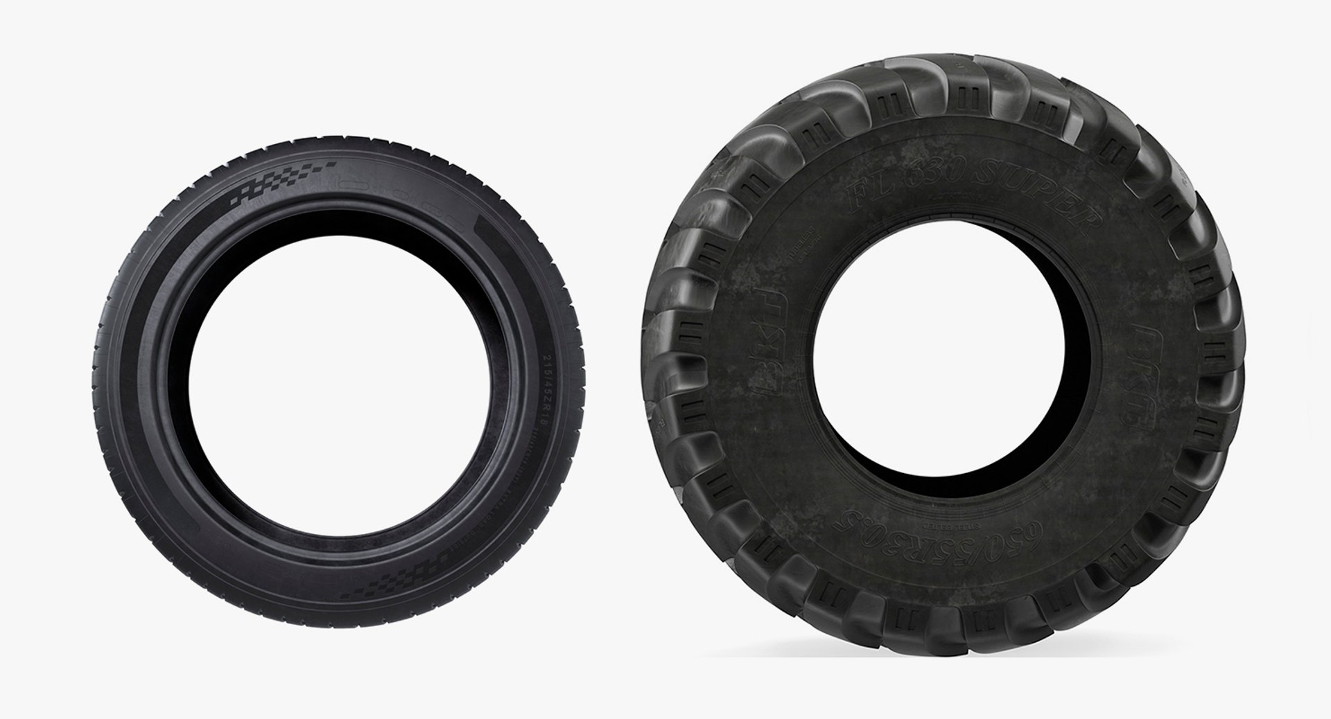 Car Tyres Collection 3D model - TurboSquid 1964031