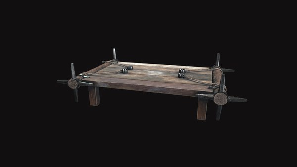 modelo 3d Cama de tortura medieval que se estira - TurboSquid 2306748