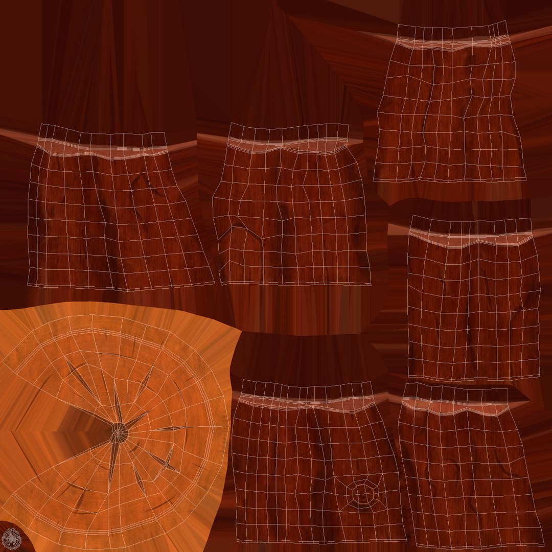 Low Cartoon Stump 3D model - TurboSquid 2012417