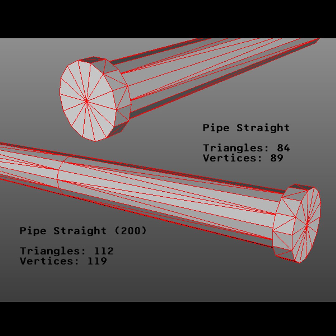 3d 3ds Set Pipes