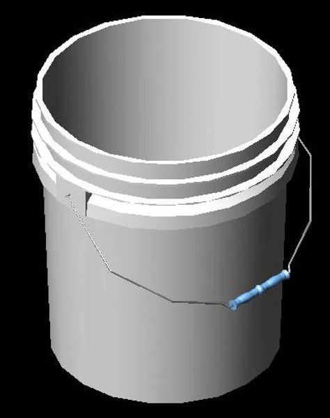 3dsmax 5 gallon bucket solid