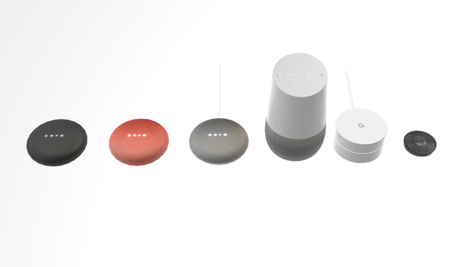 Google Home Devices 3D Model - TurboSquid 1372263