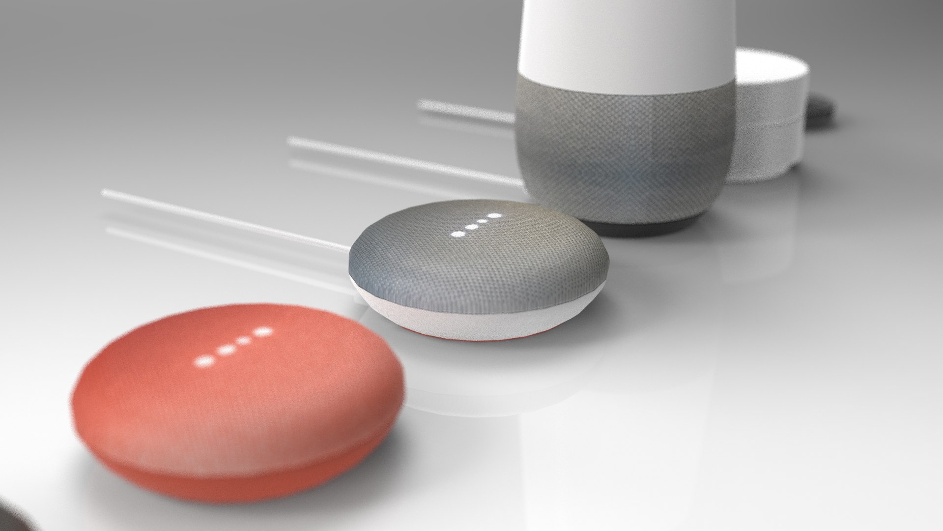 Google Home Devices 3D Model - TurboSquid 1372263