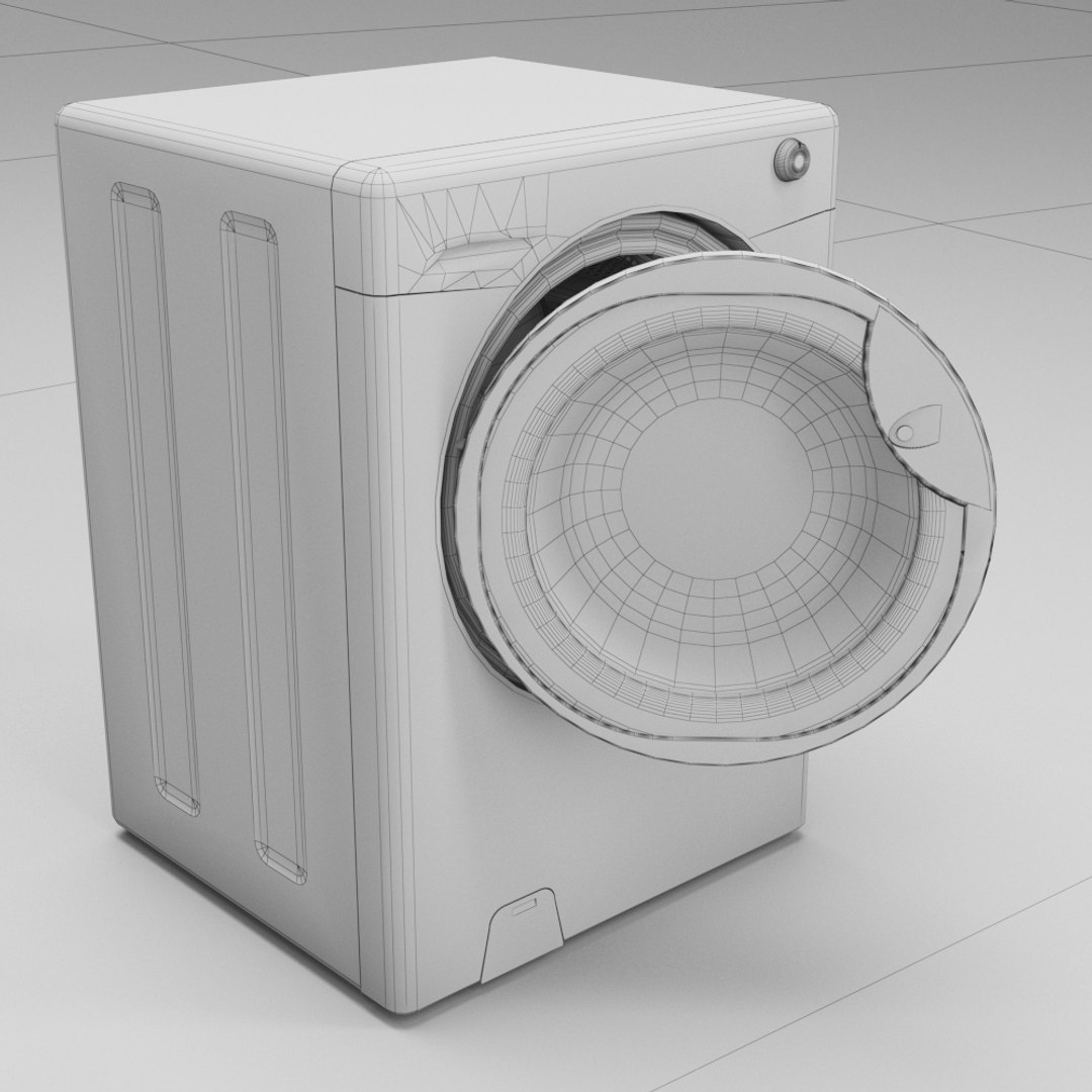 Washing Machine 3D Model - TurboSquid 1613241