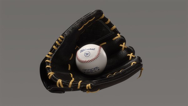 White Baseball Receiver Animated HQ model - TurboSquid 1922654