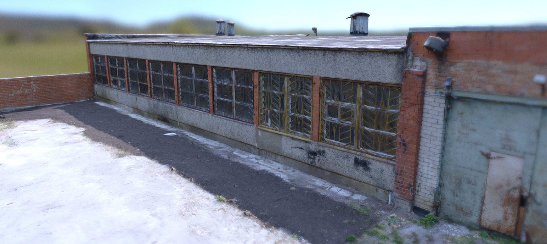 3D Red Brick 1-story Building - TurboSquid 1840774