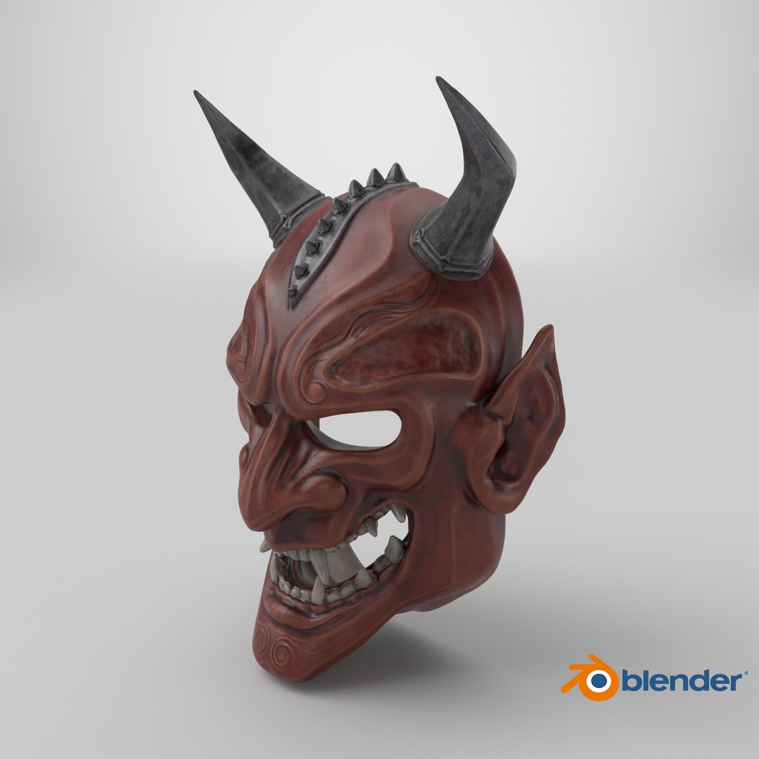 3D Samurai Mask Test - TurboSquid 2206299