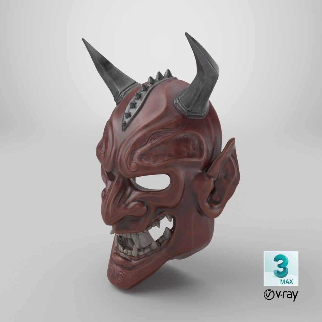 3D Samurai Mask Test - TurboSquid 2206299