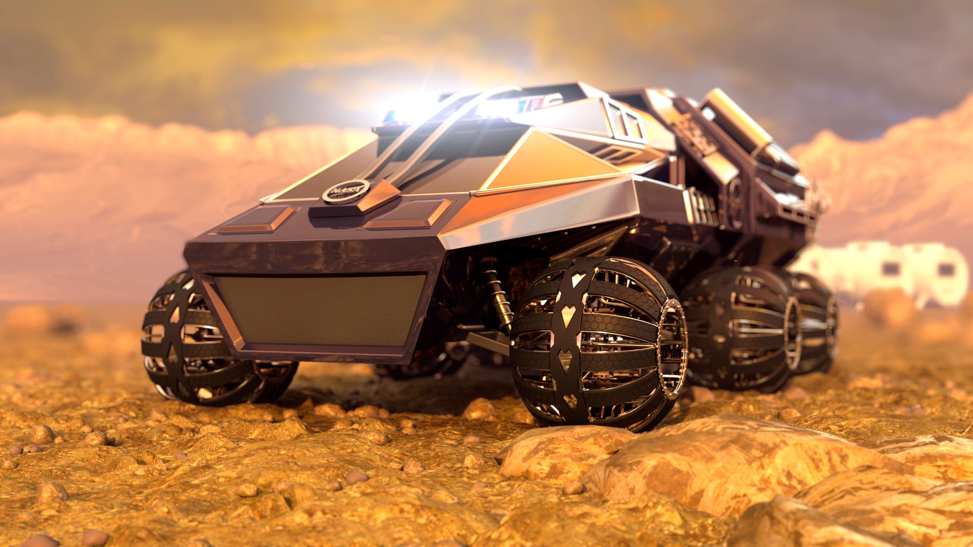3D Mars Rover Prototype - TurboSquid 1207816