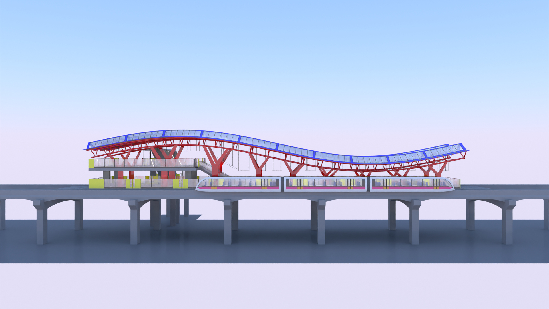 Monorail Stations 2023 Collection III 3D Model - TurboSquid 2096523