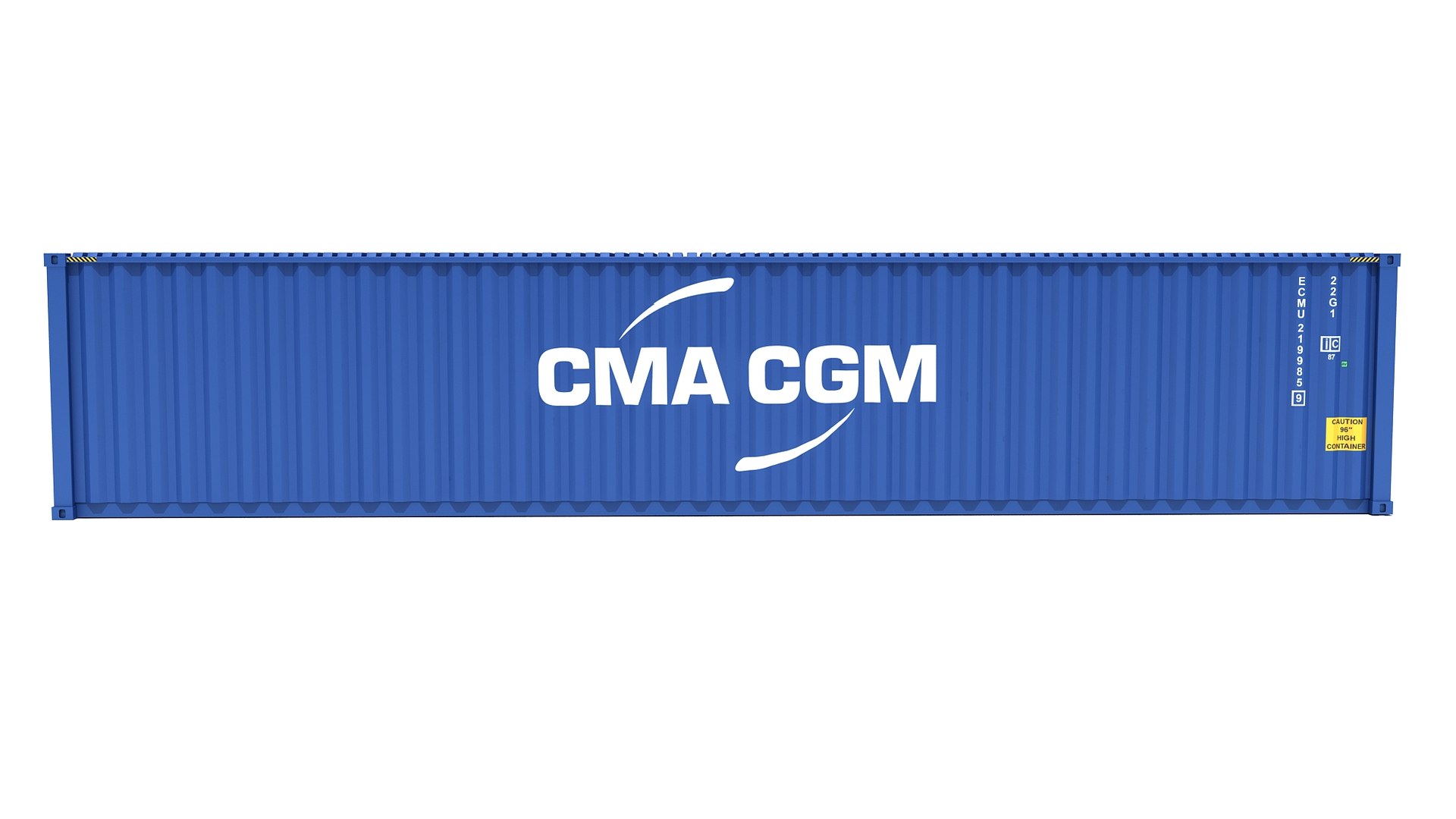 3D Shipping Container Cma Cgm - TurboSquid 1615939