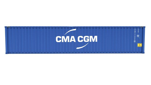 3D shipping container cma cgm - TurboSquid 1615939