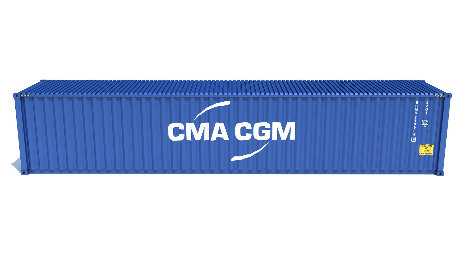 3D Shipping Container Cma Cgm - TurboSquid 1615939