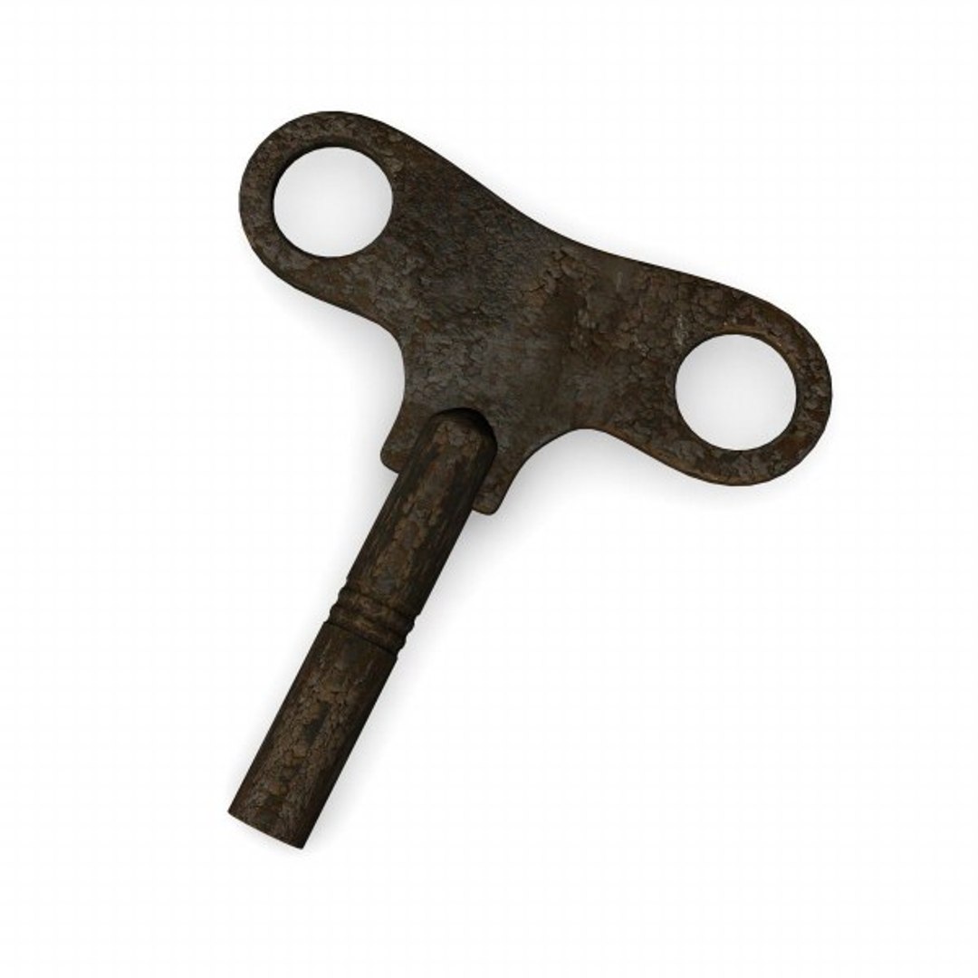 Clock Key 3d Model