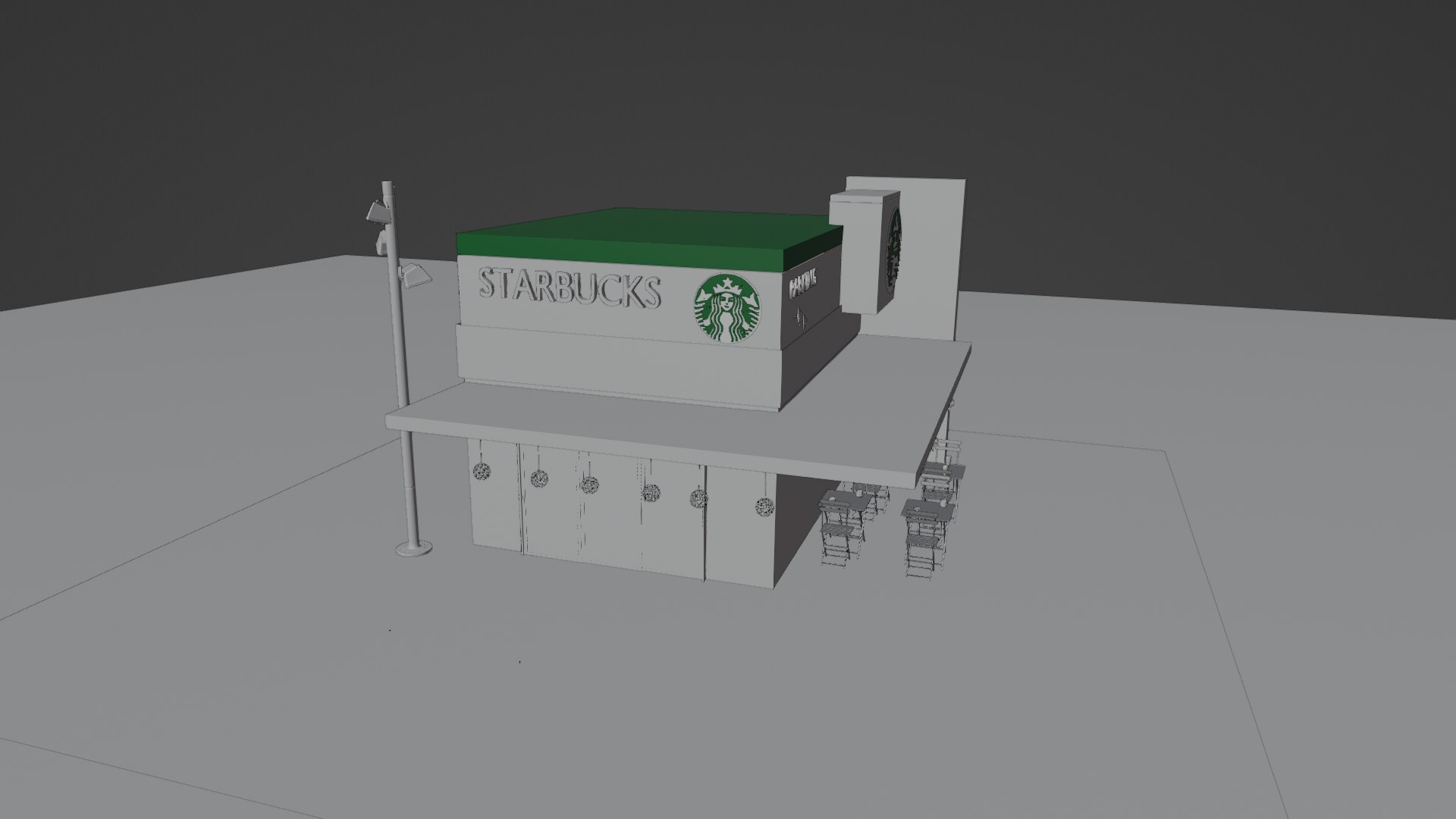 Starbucks Cafe 3D Model - TurboSquid 2134499