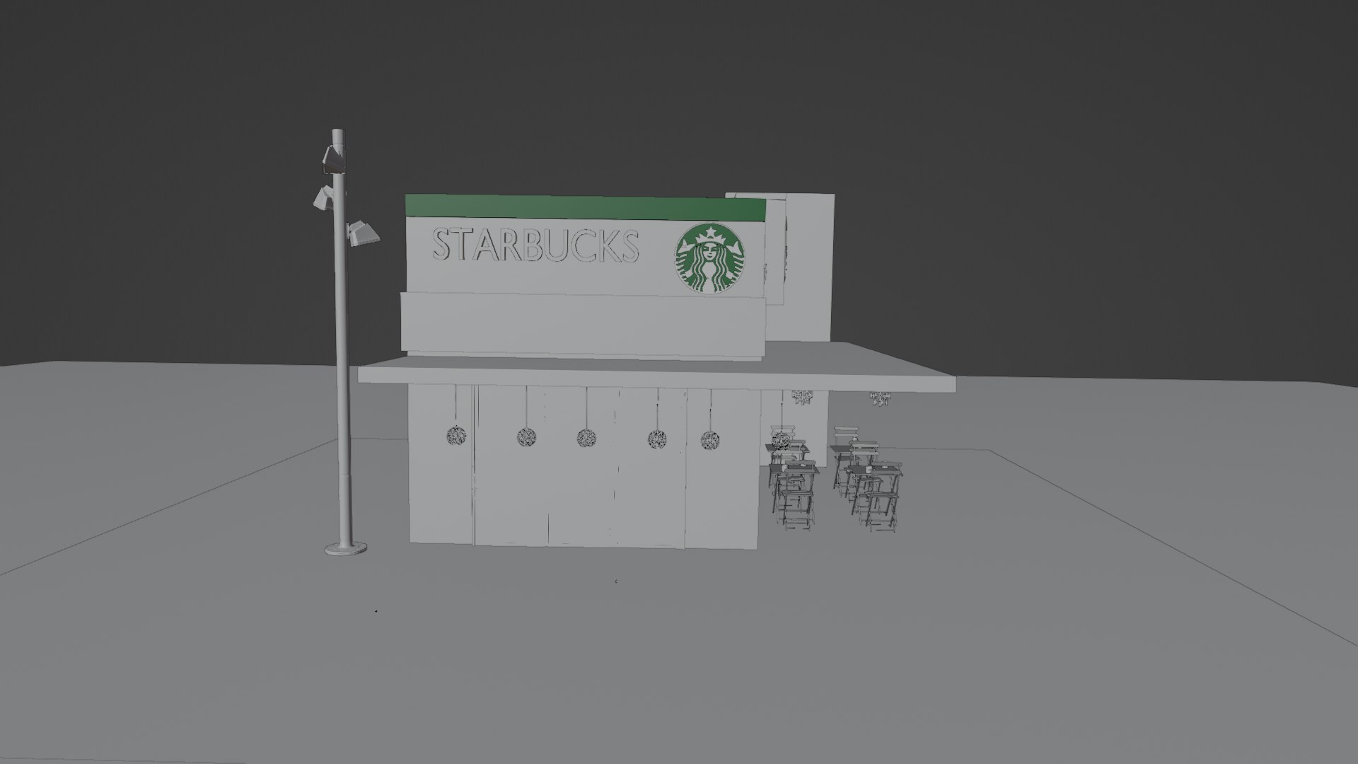 Starbucks Cafe 3D Model - TurboSquid 2134499