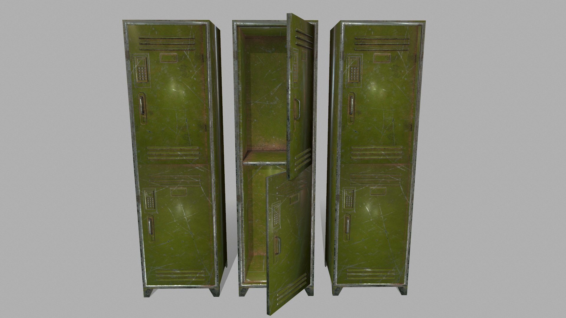 Locker 3D Model - TurboSquid 1303585