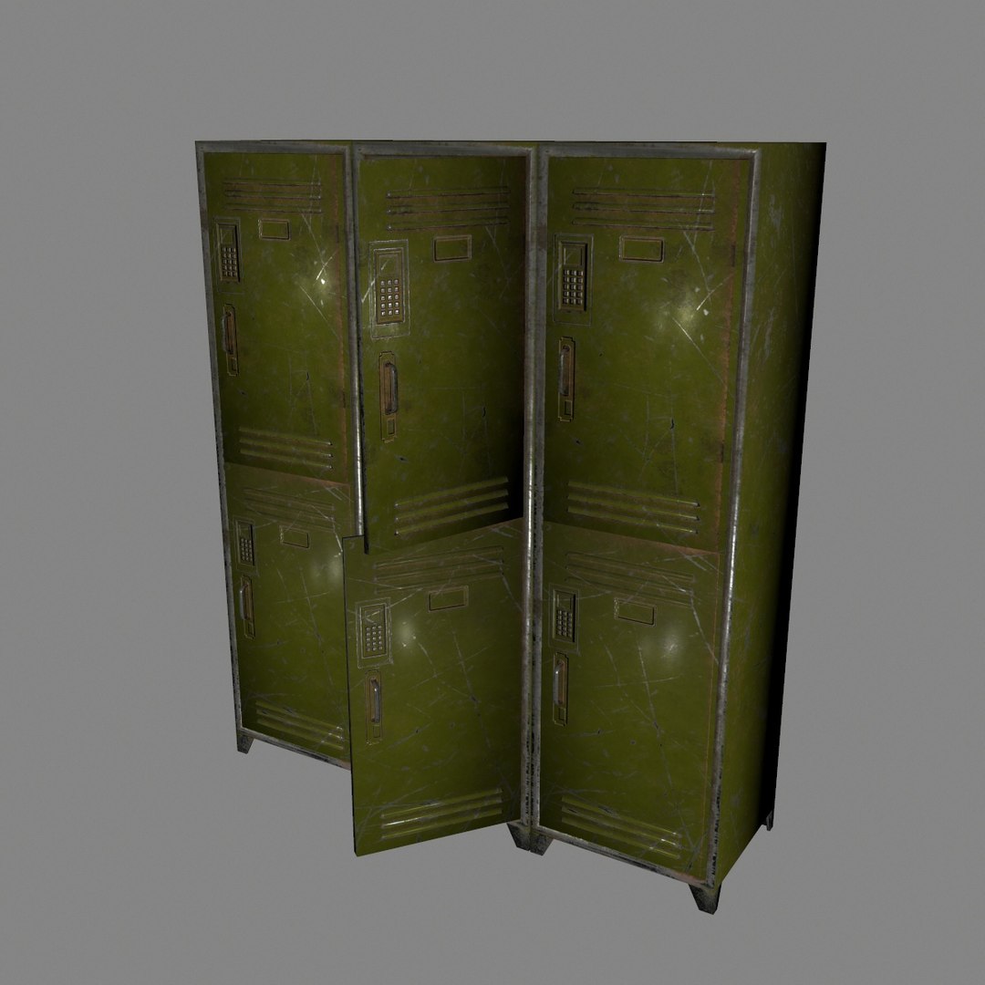 Locker 3D Model - TurboSquid 1303585