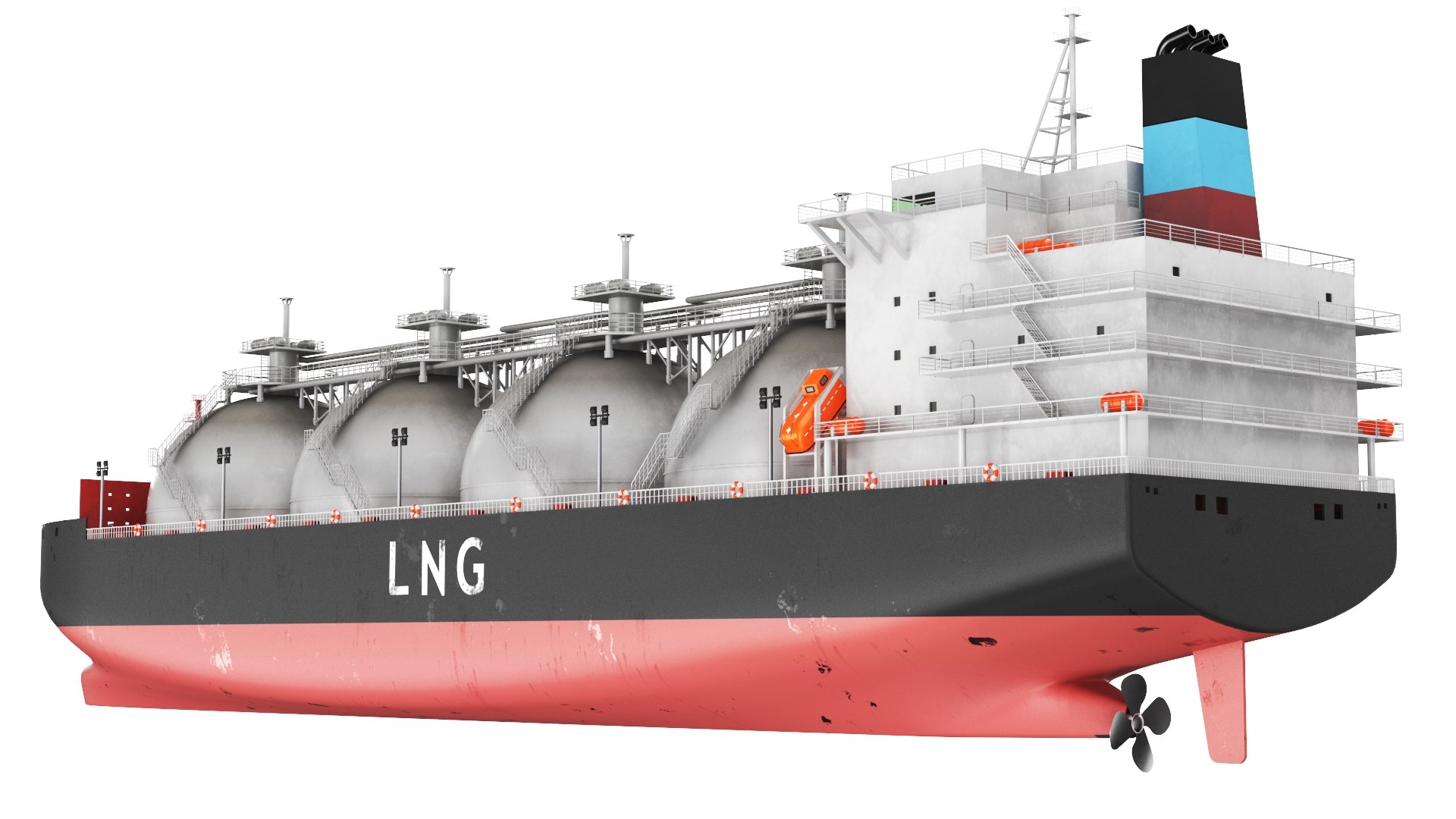 Detailed Tanker Ship 3D Model - TurboSquid 2232488