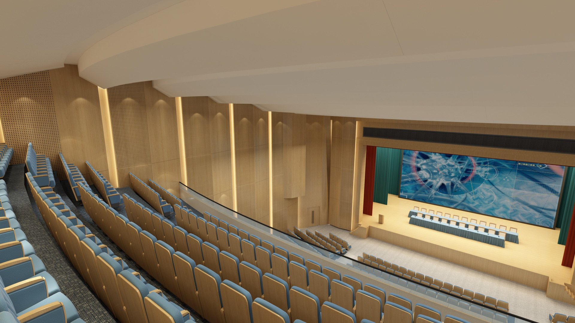 Theatre 3D Model - TurboSquid 2102545