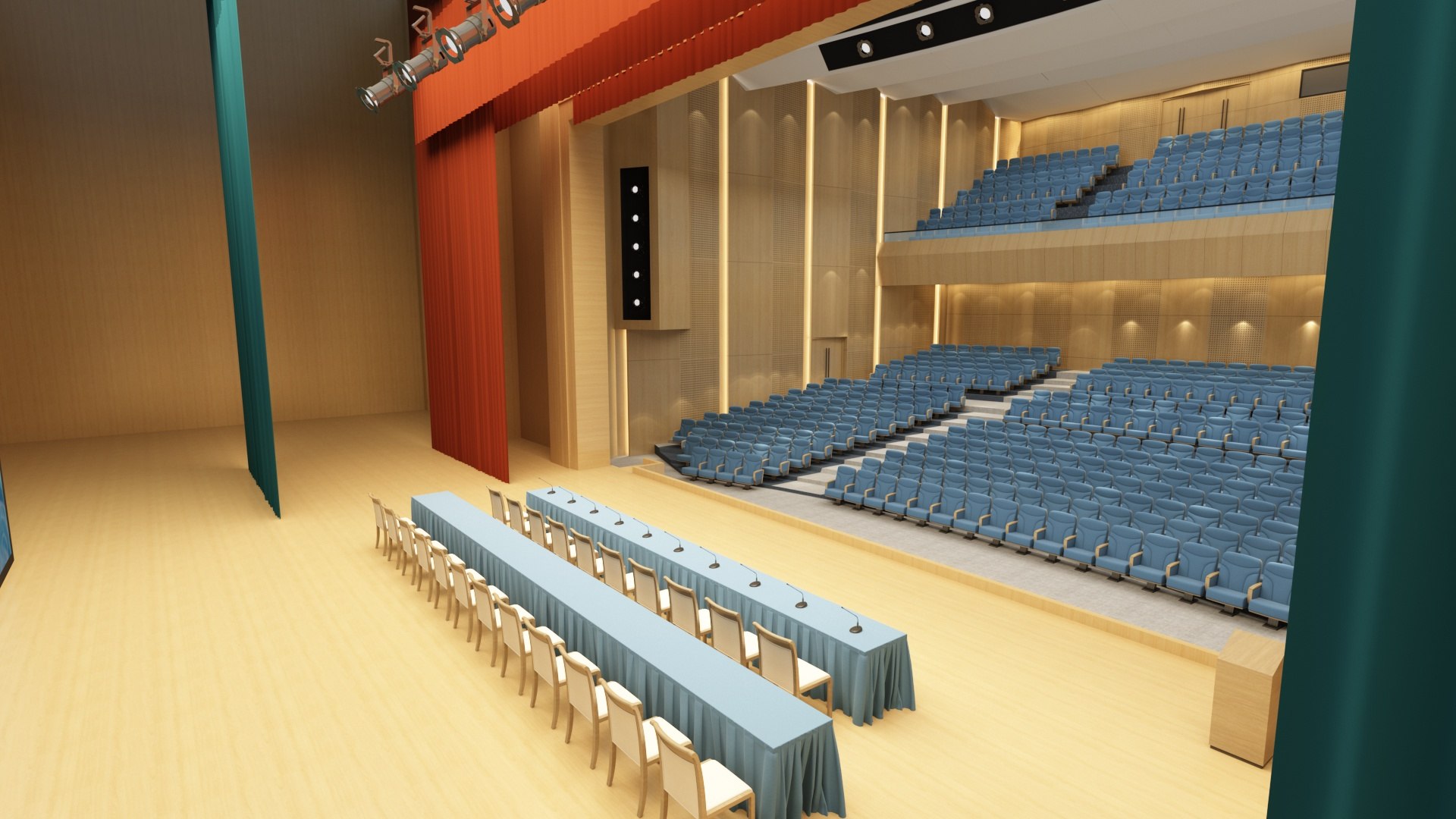 Theatre 3D Model - TurboSquid 2102545