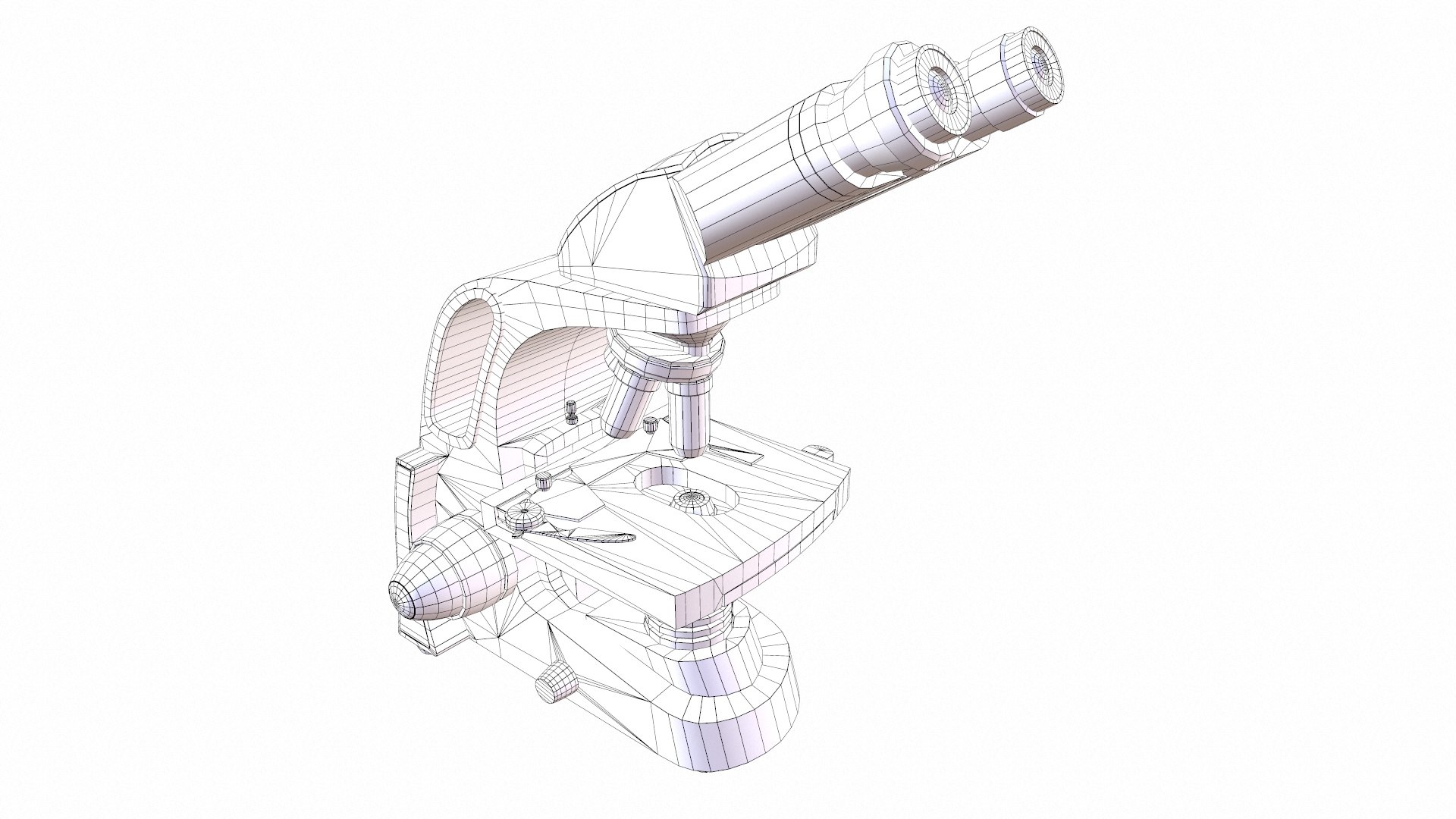 Microscope 2 Basic 3D Model - TurboSquid 2345648