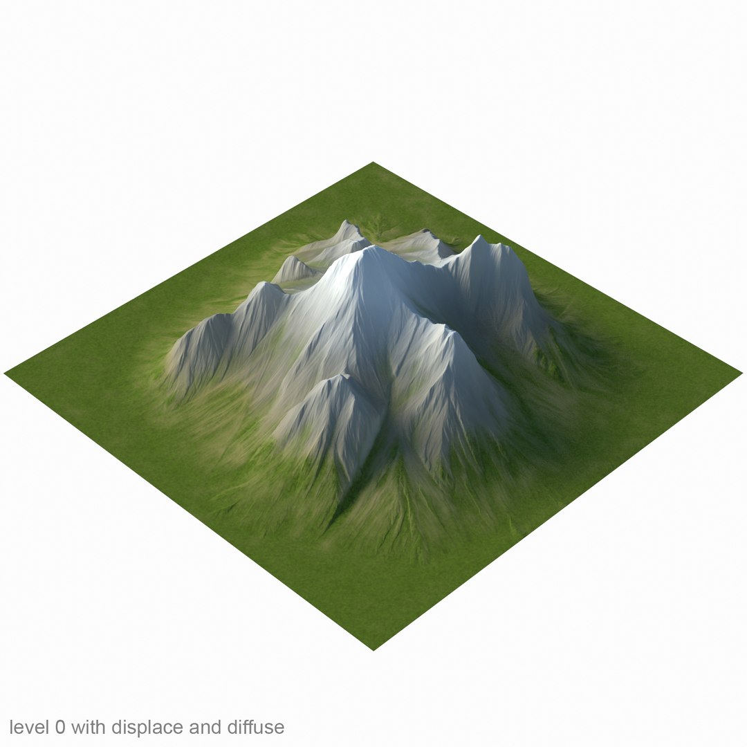 Max Mountain Displace Flat