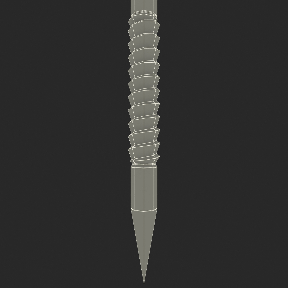 wood screw 3d model