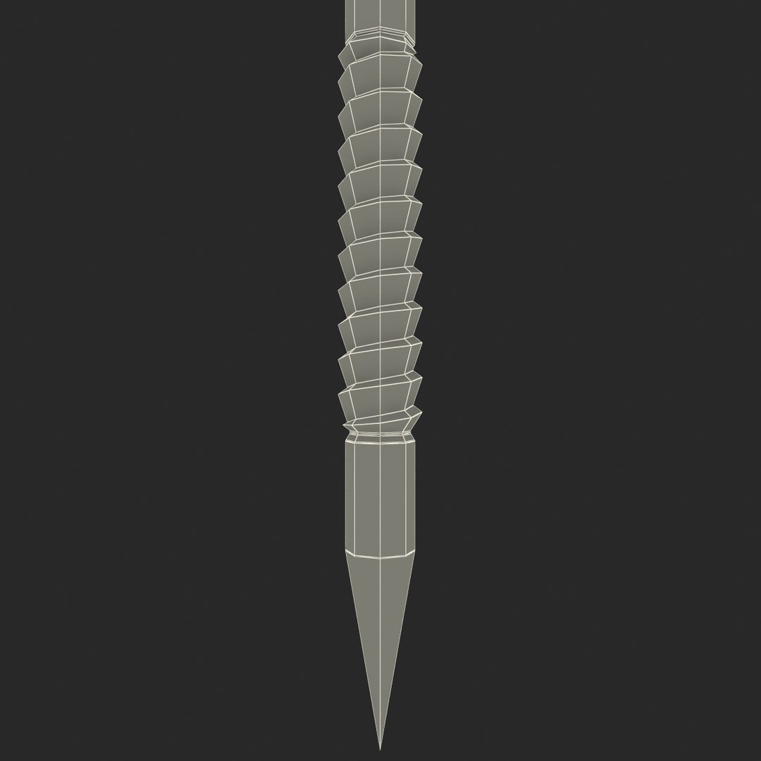 Wood Screw 3d Model