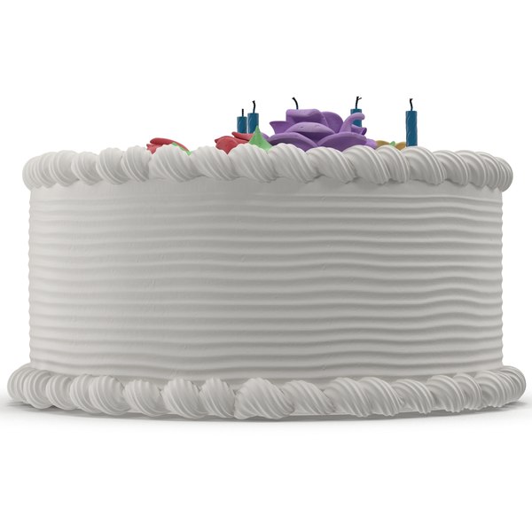 3d model of birthday cake 4