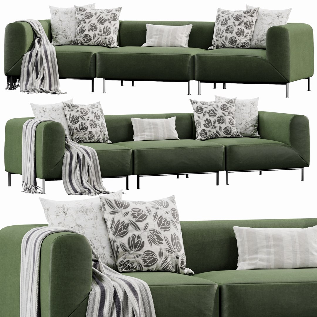 3D Boconcept Miami 3 Seater - TurboSquid 1662748