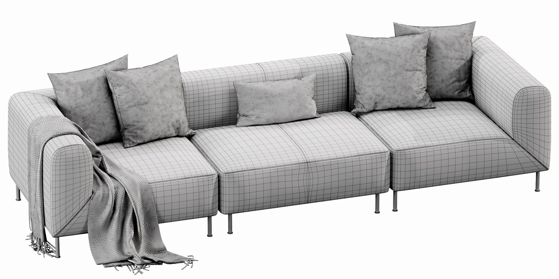 3D Boconcept Miami 3 Seater - TurboSquid 1662748