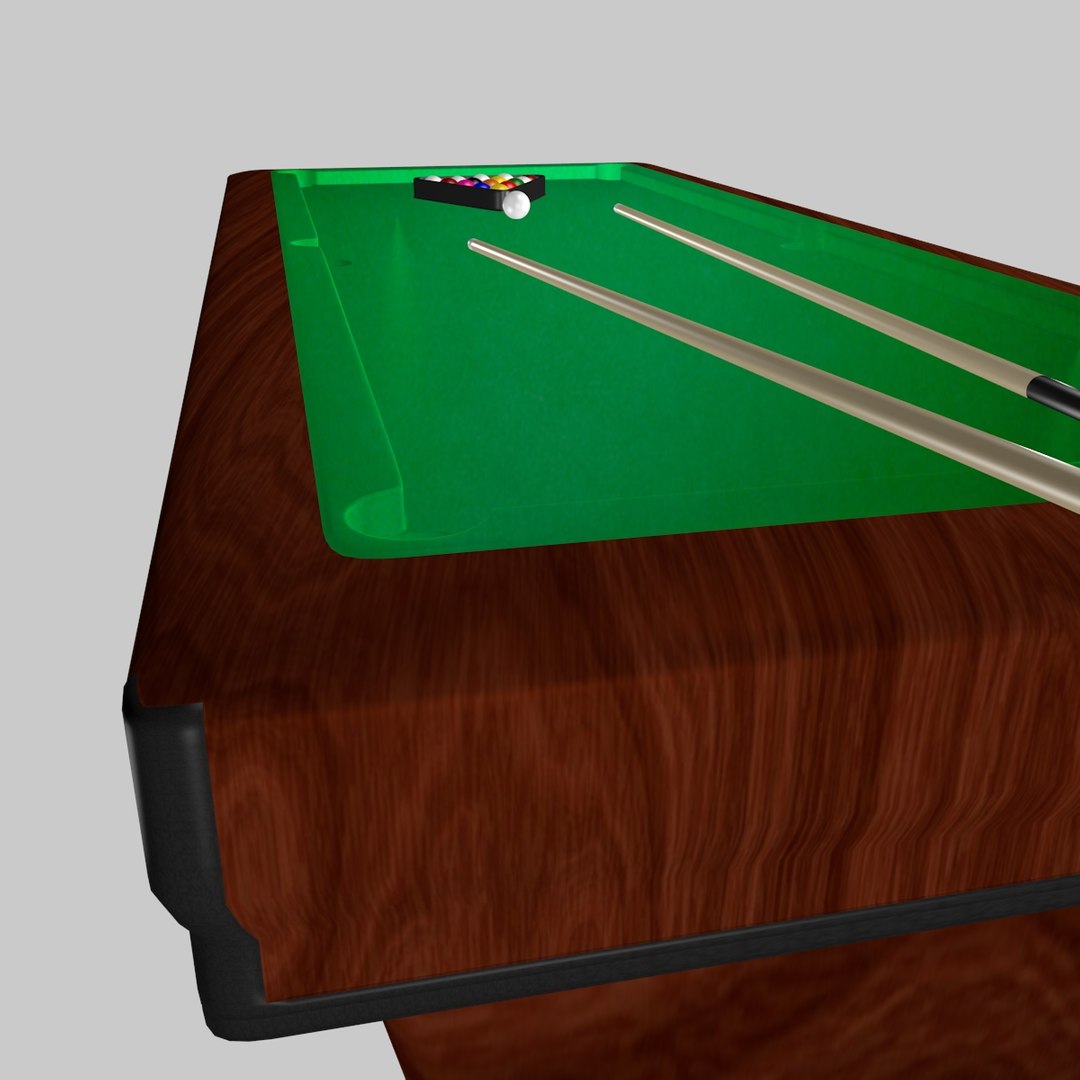 3D Model Pool Table - TurboSquid 1422211