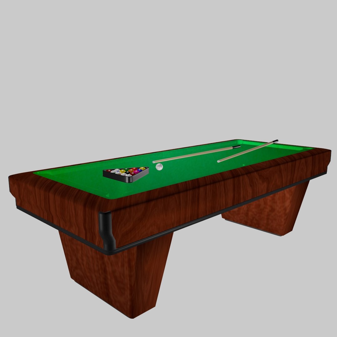 3D Model Pool Table - TurboSquid 1422211