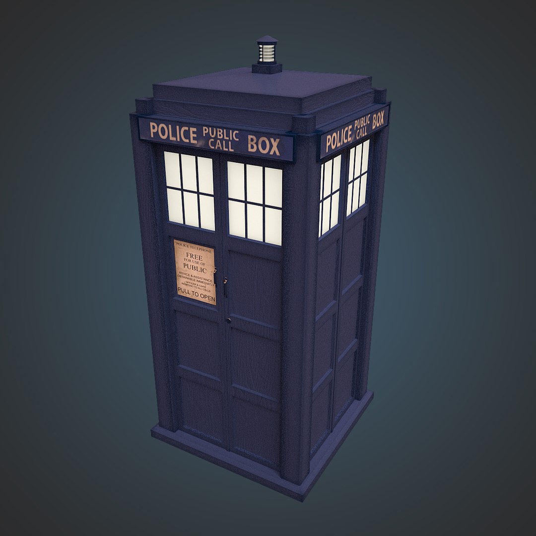 3d Tardis Model