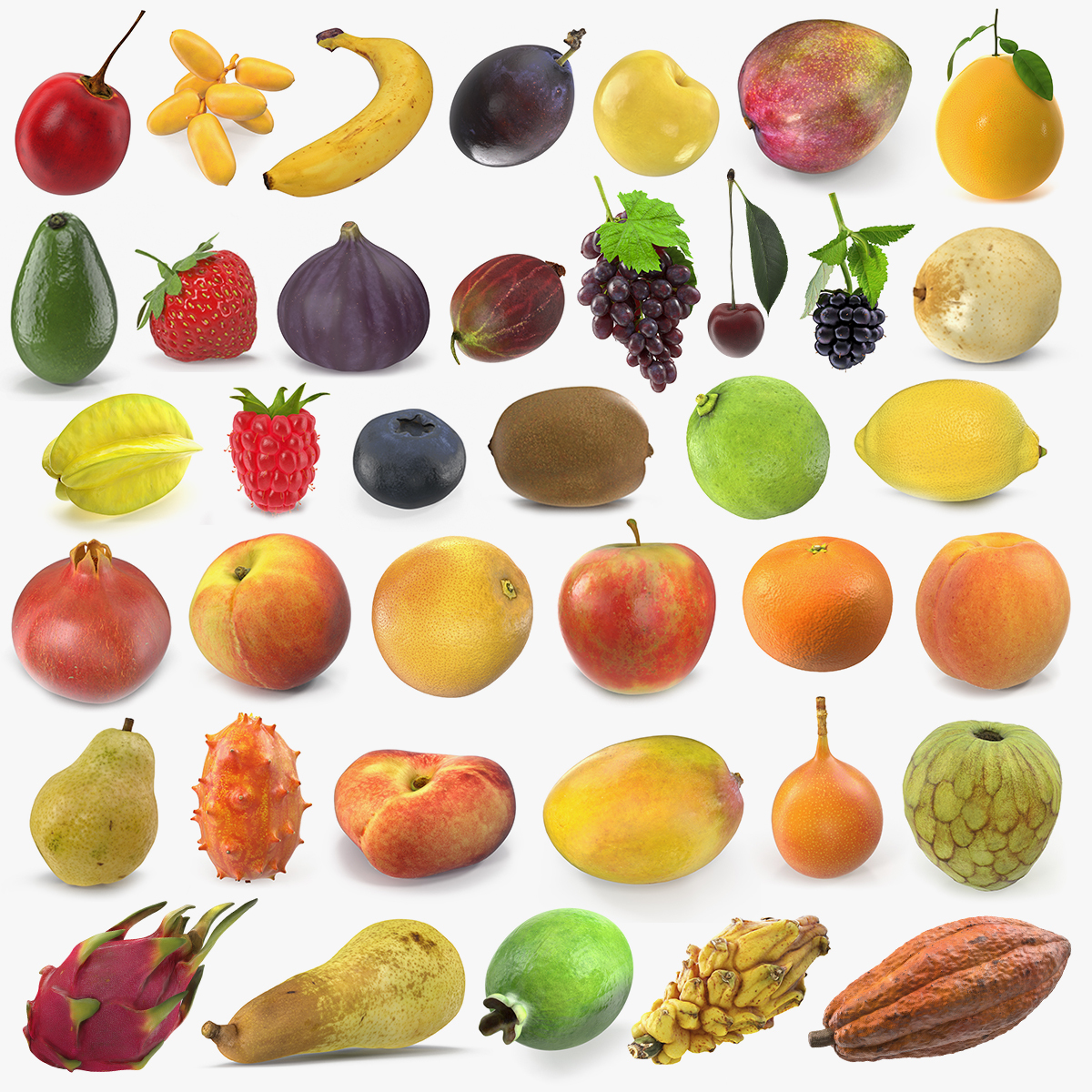 modelo 3d Colección de frutas 11 - TurboSquid 2117483