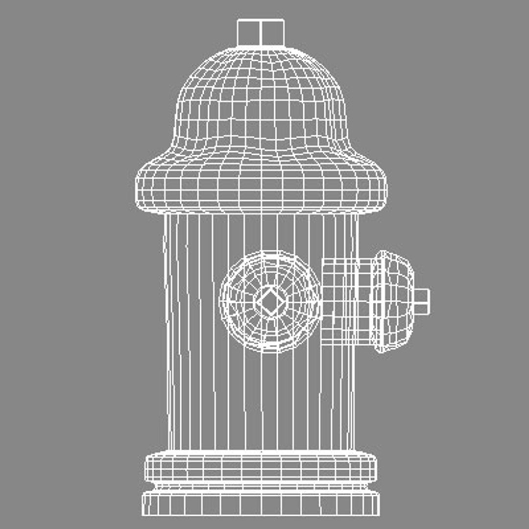 3ds Max Hydrant City Block