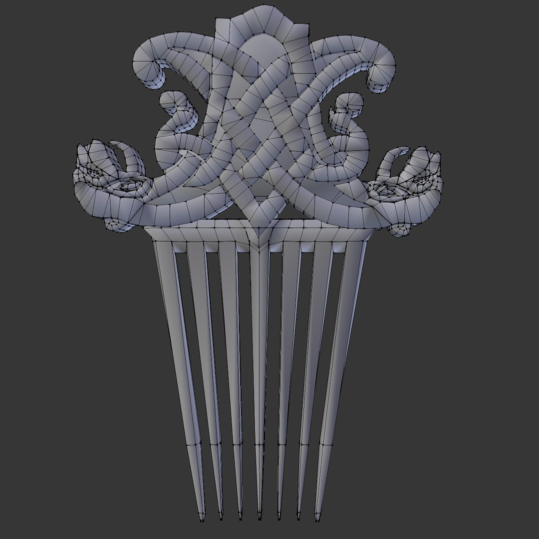 Comb model - TurboSquid 1203936