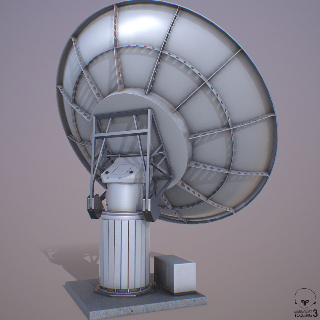 Satellite dish model - TurboSquid 1166320