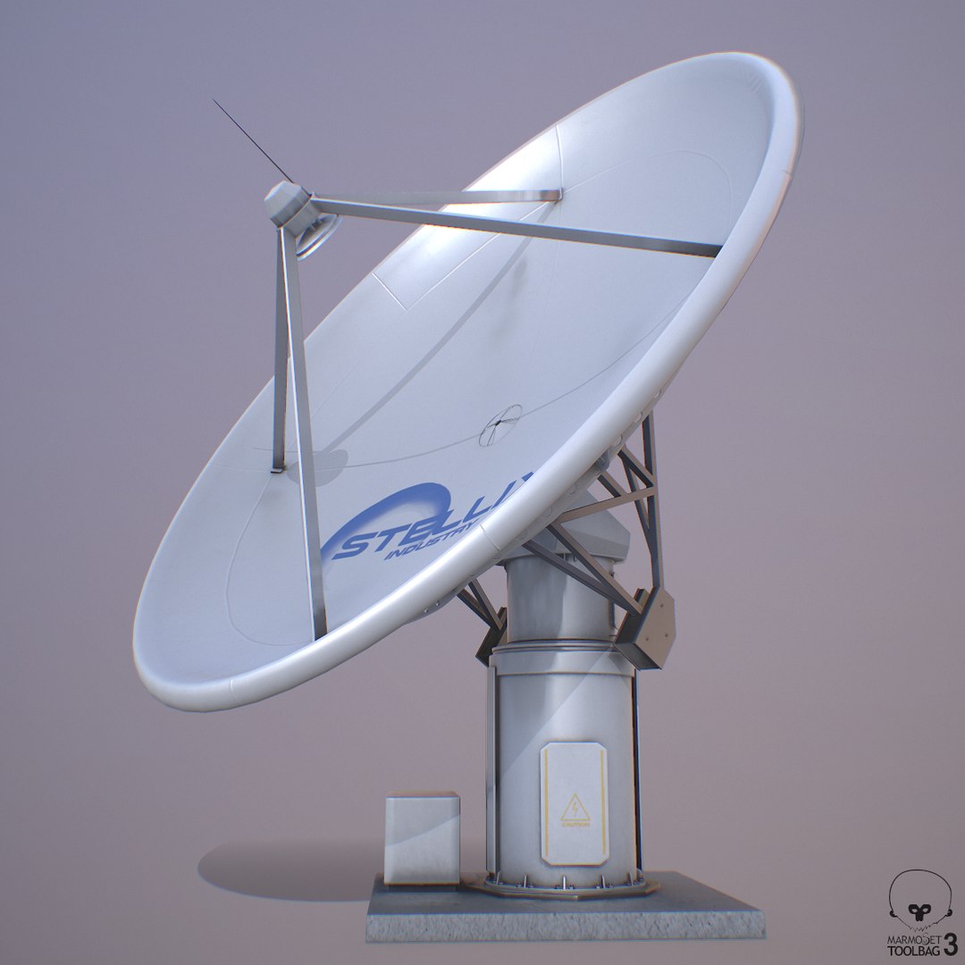 Satellite dish model - TurboSquid 1166320