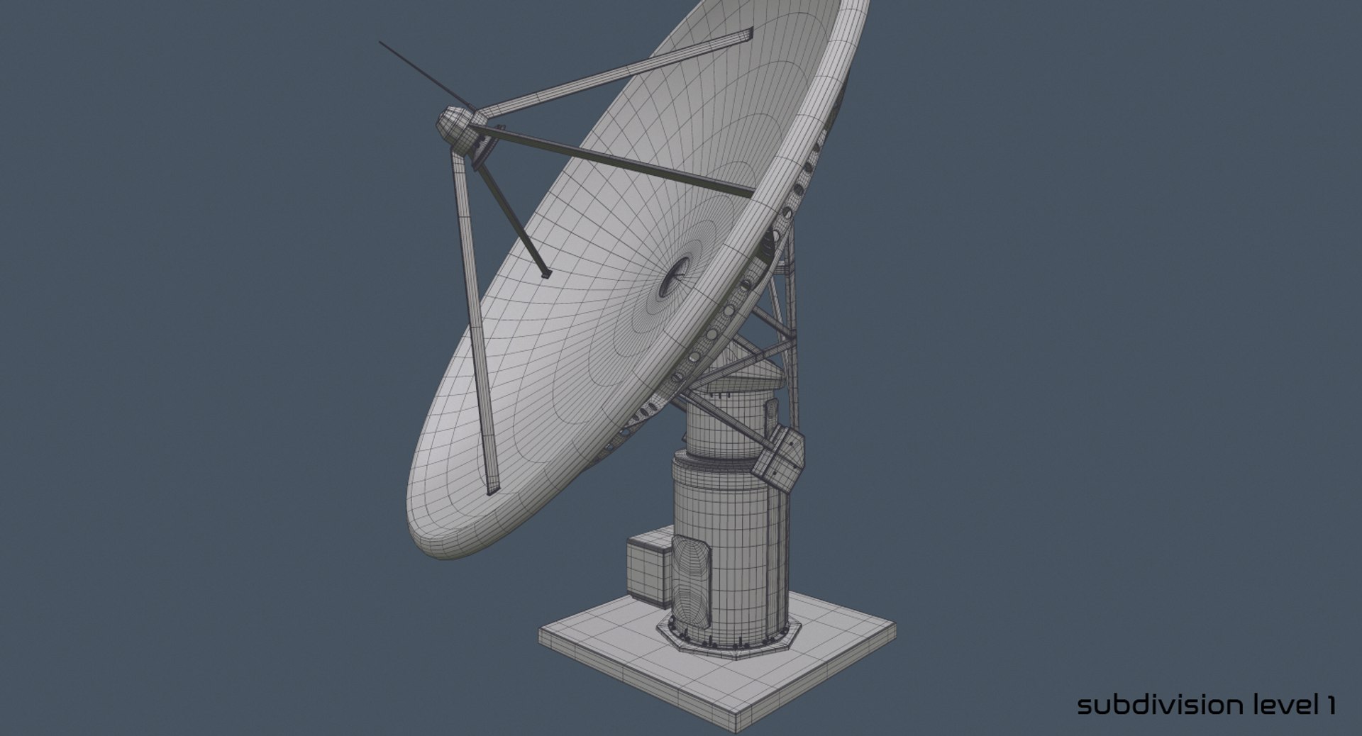 Satellite dish model - TurboSquid 1166320